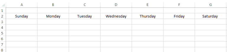 ¿Cómo hacer un calendario en Excel? - Recursos Excel