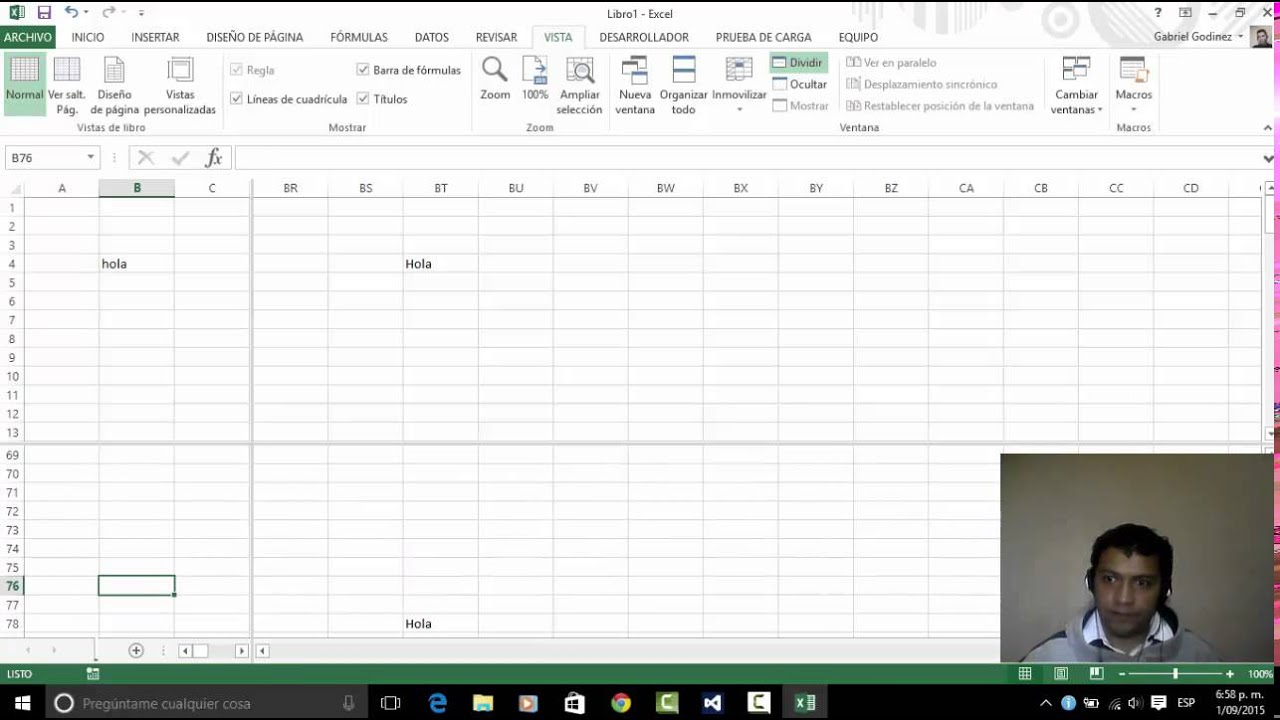 Cómo dividir hojas en Excel para imprimir - Recursos Excel