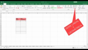 Cómo hacer una serie geométrica en Excel - Recursos Excel