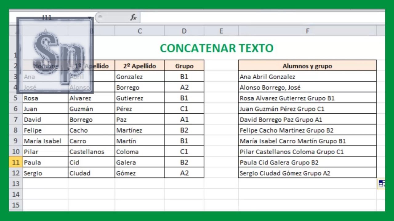 Cómo Unir Datos De Celdas En Excel Recursos Excel 7636