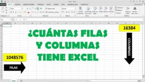 ¿Cuántas filas y columnas tiene Excel 2019? - Recursos Excel