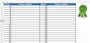 Formato de rifa editable en Excel - Recursos Excel
