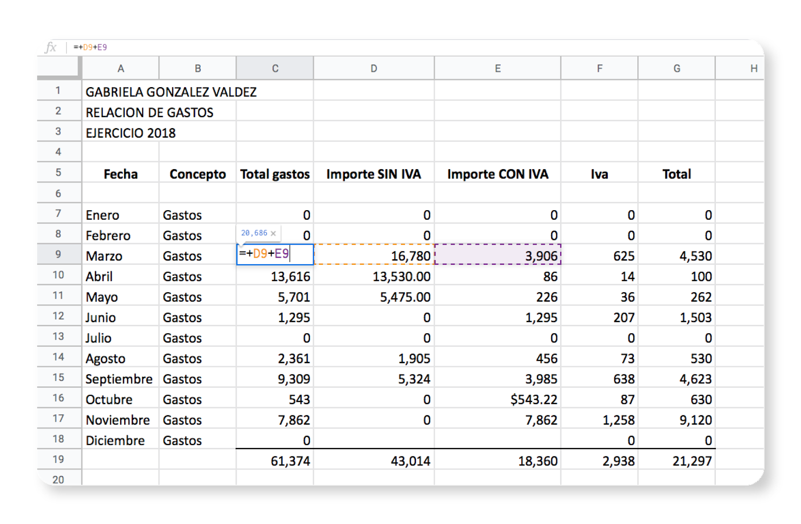 Fórmulas y funciones más utilizadas en Excel - Recursos Excel