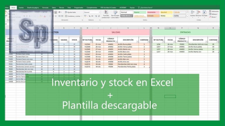 Programa gratuito en Excel para inventario y ventas - Recursos Excel